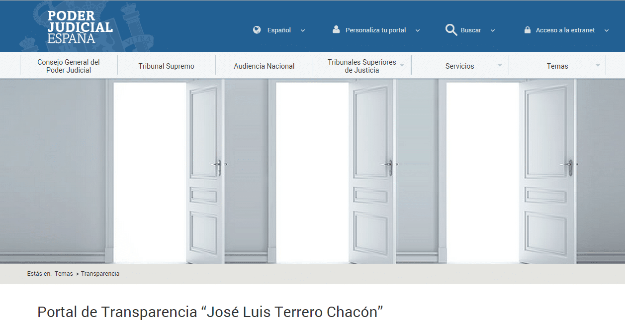 El PORTAL DE LA TRANSPARENCIA del CGPJ recibe más de 50.000 visitas EN ... El PORTAL DE LA TRANSPARENCIA del CGPJ recibe más de 50.000 visitas EN ...